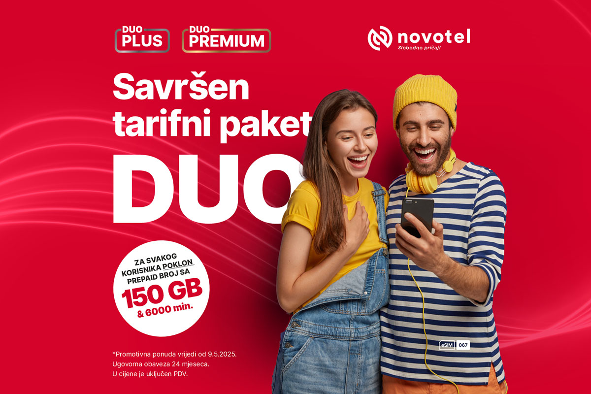 Tražite savršen tarifni paket? Tarifni modeli DUO PLUS i DUO PREMIUM su odgovor! | novotel ...